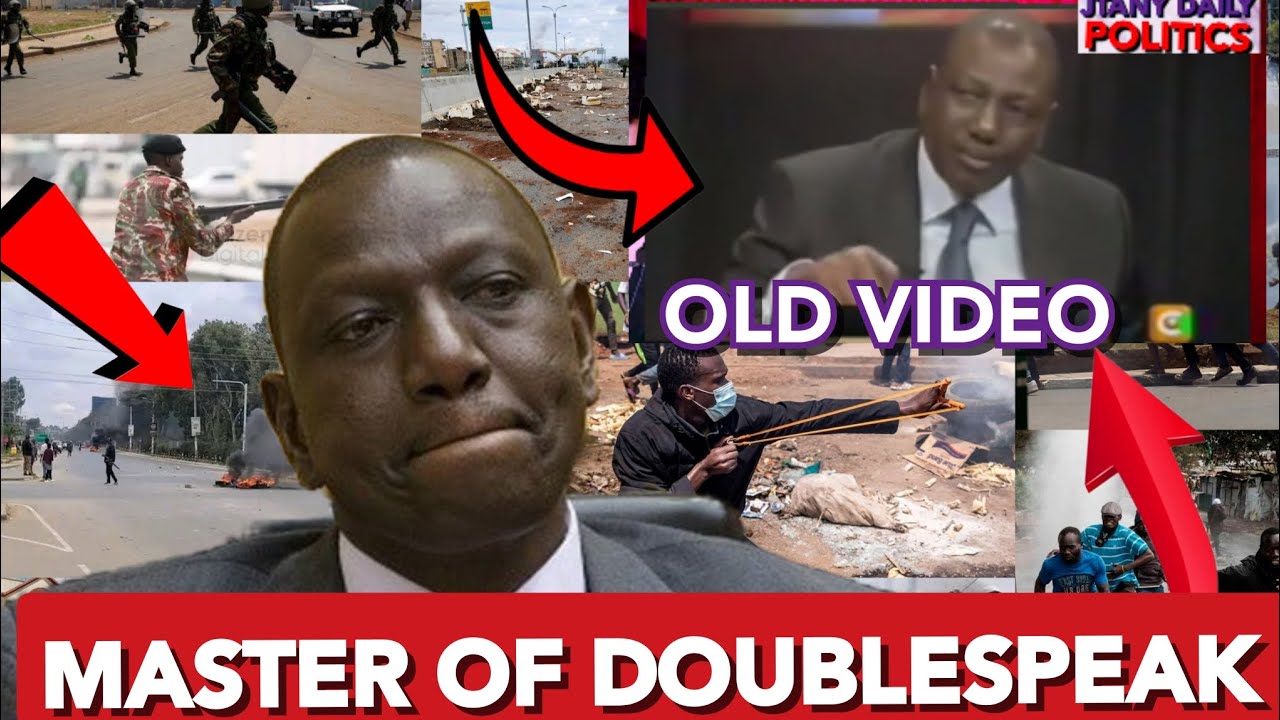 Master of Doublespeak! Kenyans React to Tbt Video Ruto Defending ...