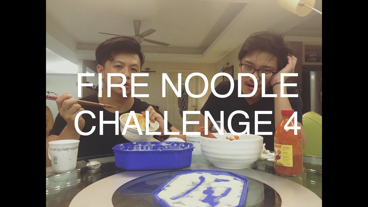 Fire Noodle Challenge 4 - Volcano Edition - YouTube