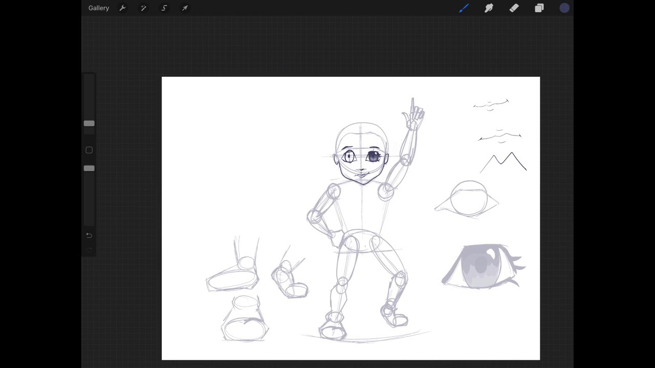 How to draw Cartoon figures - YouTube