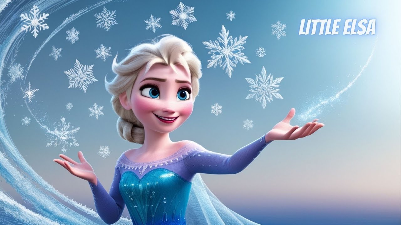 Little Elsa - Children Song with Lyrics | FlySky for kids - YouTube
