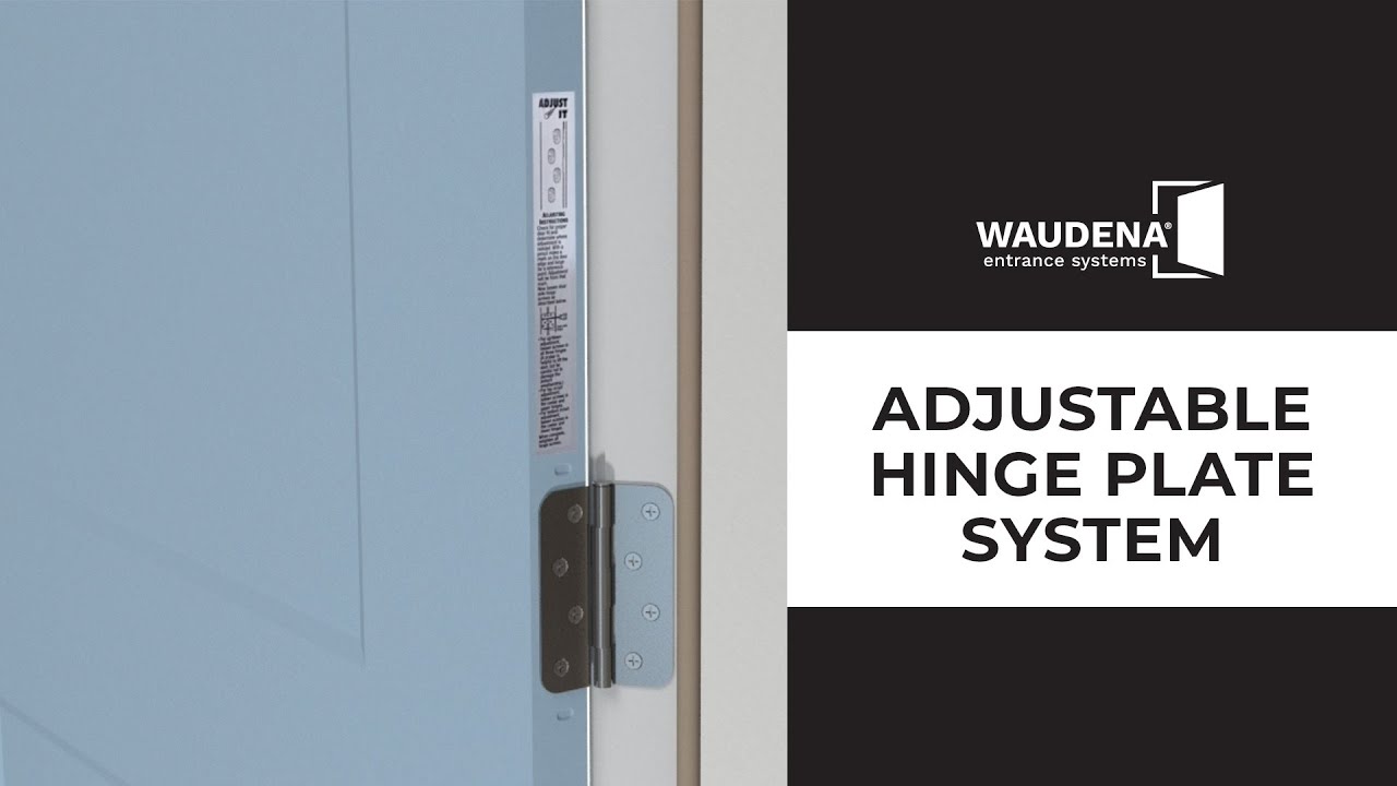 Easy Exterior Door Adjustments with the Adjustable Hinge Plate System ...