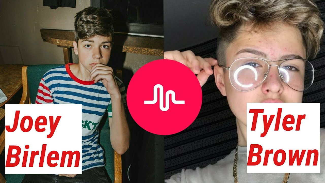 JOEY BIRLEM vs. TYLER BROWN Musical.ly Compilation - YouTube