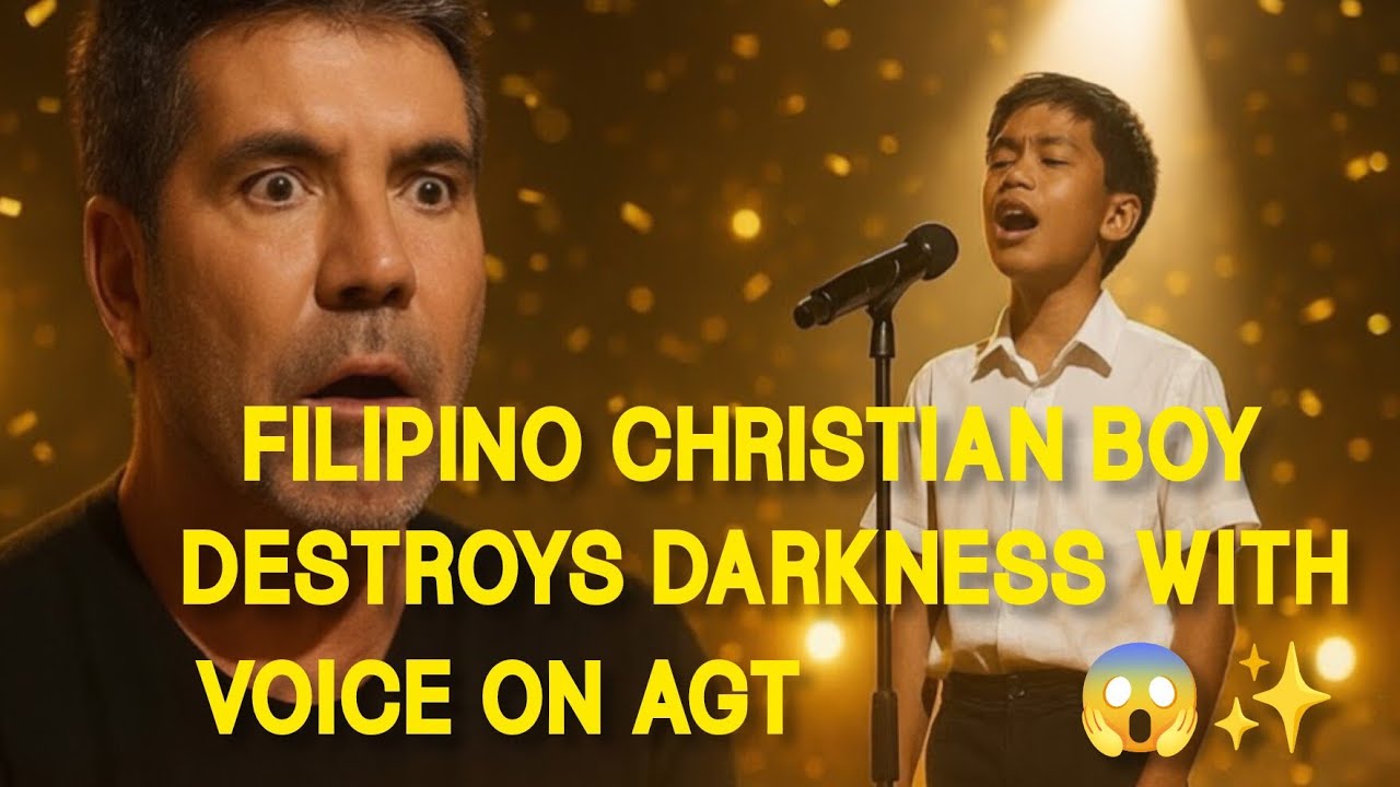 Filipino Christian Boy DESTROYS Darkness with Voice on AGT 2025 😱 - YouTube