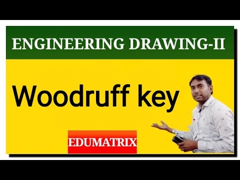 Engineering drawing-|| Woodruff key (By-Raman Patel) - YouTube
