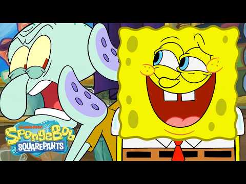 Squidward Being Annoyed for 45 Minutes Straight 🤭 | SpongeBob