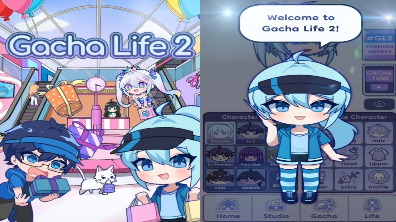 TUTORIAL Cara Buat Karakter GACHA LIFE 2 - YouTube