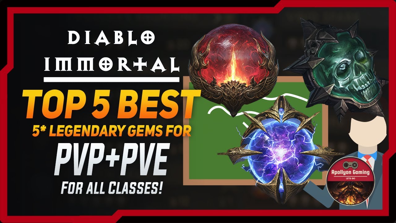 Top 5 Best 5* Star Legendary Gems For PVP + PVE - For All Classes ...