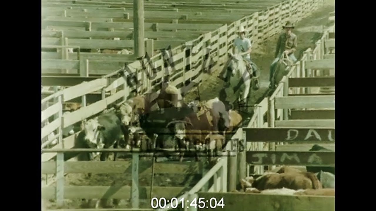 Cowboys on a Texan Cattle Ranch, 1980s - Film 1038511 - YouTube