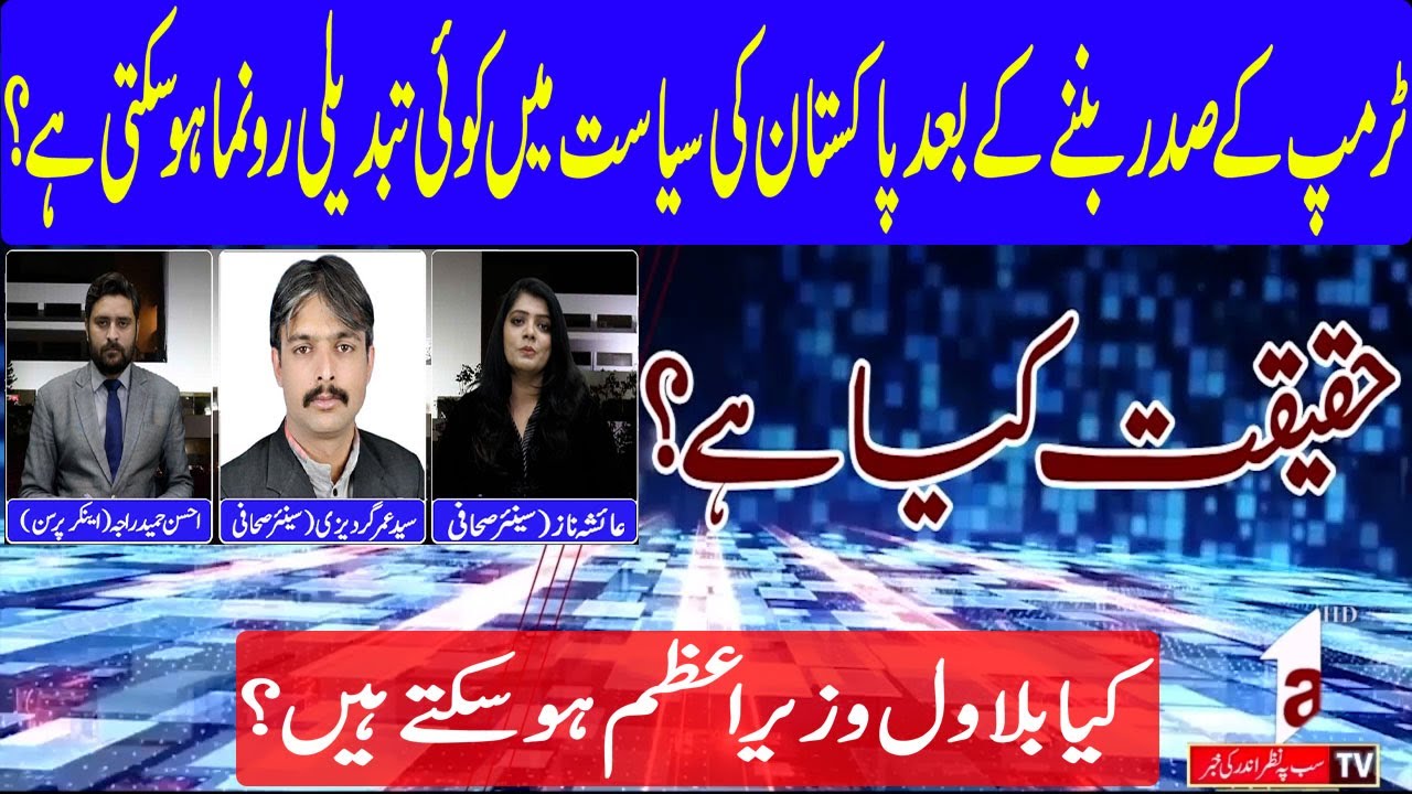 HAQIQYATE KIYA HA || AHSAN HAMEED RAJA || A1TV || 21 JANUARY 2025 - YouTube