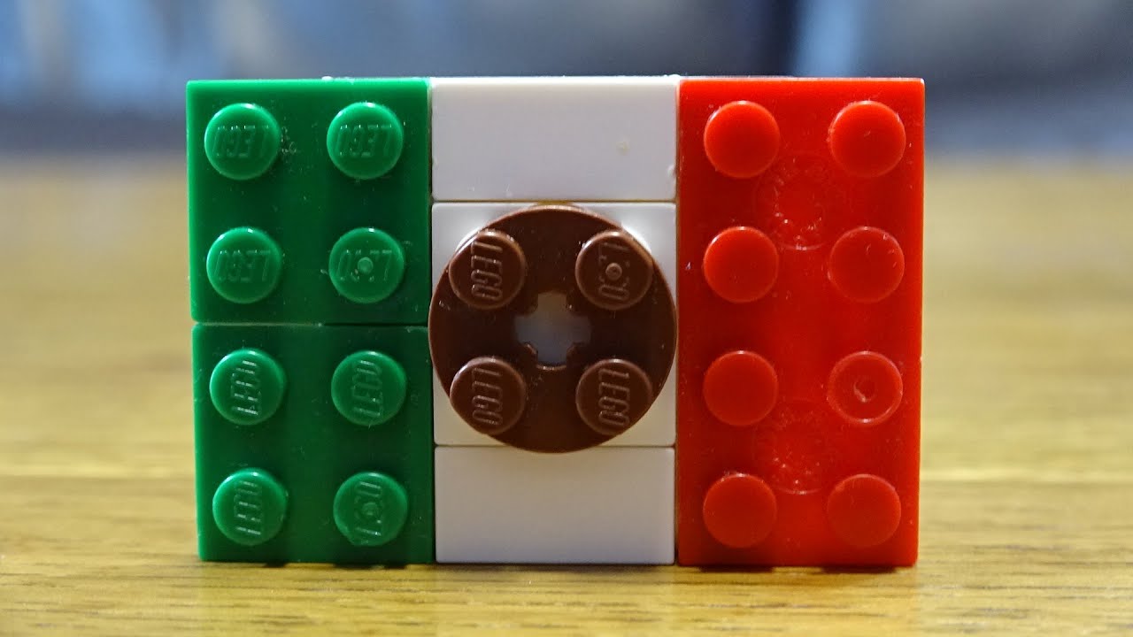 Building a Lego Country Flag of Mexico - YouTube