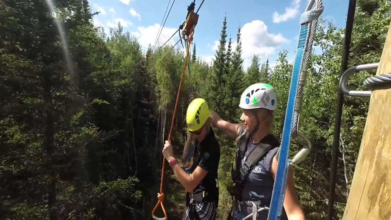 Elk Ridge Zip Line - YouTube