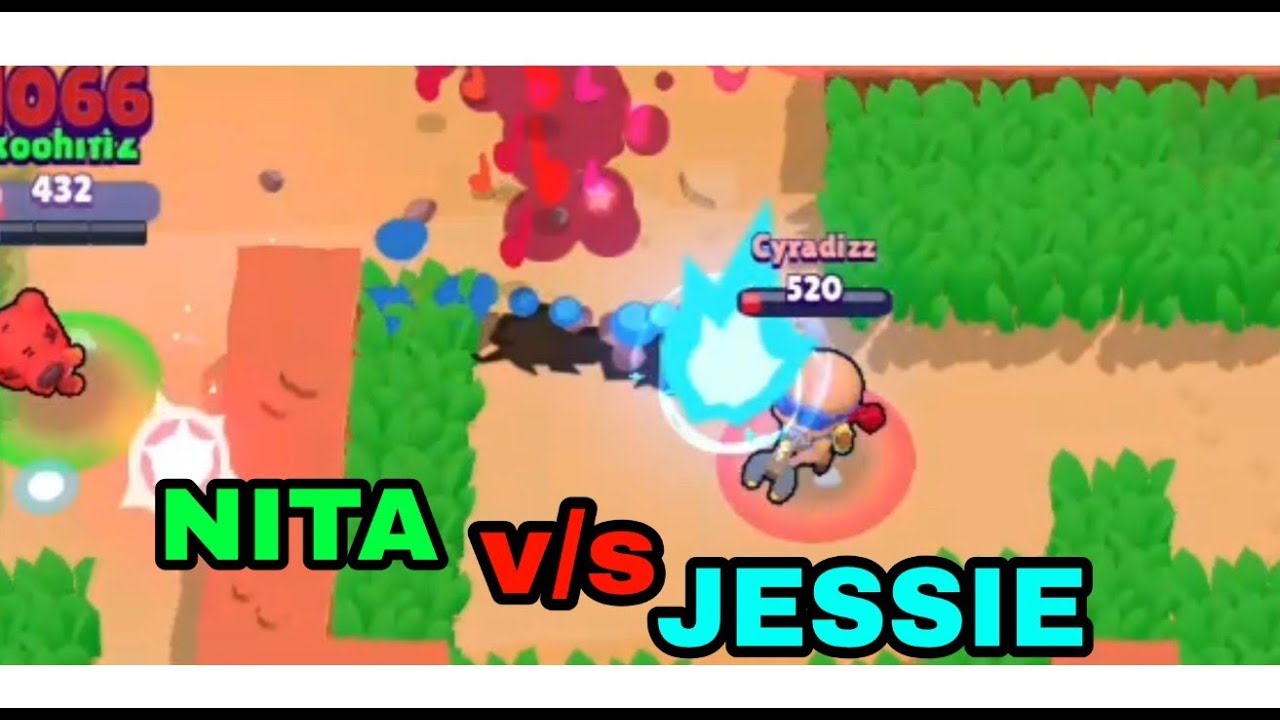 NITA v/s JESSIE || BRAWL STARS || - YouTube