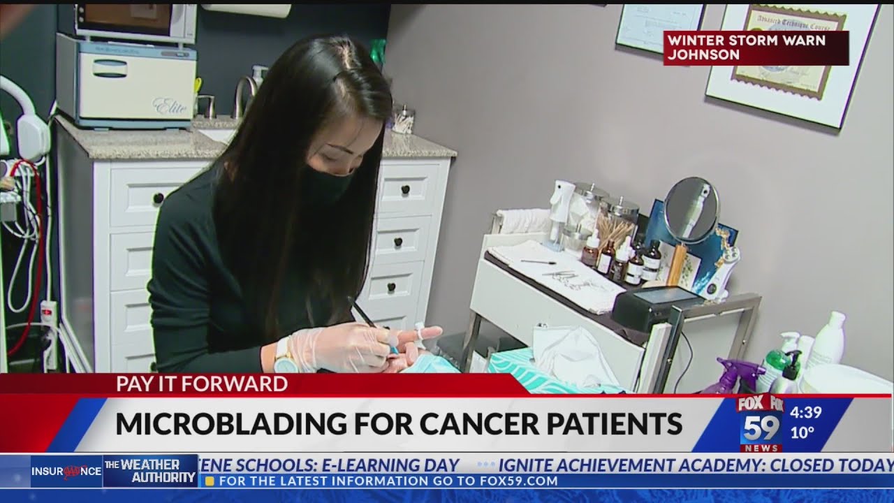 Microblading for cancer patients - YouTube