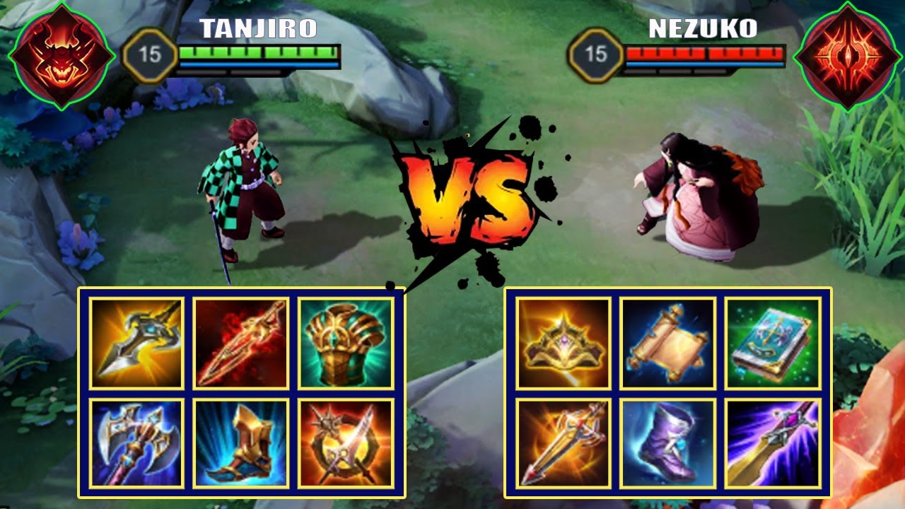 YAN (TANJIRO) vs KEERA (NEZUKO) | ANIME FIGHT | Liên Quân Mobile/AOV ...
