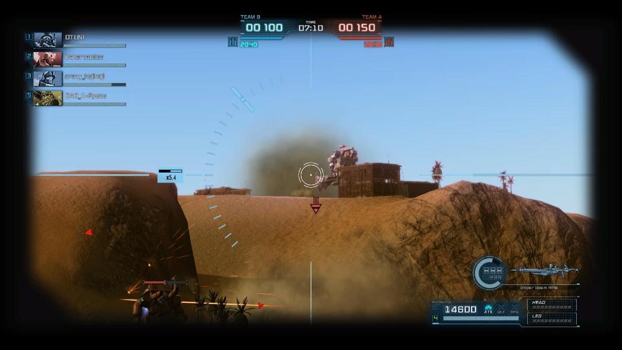 GBO2 Gunner Gundam Gameplay: Desert Base Defender - YouTube