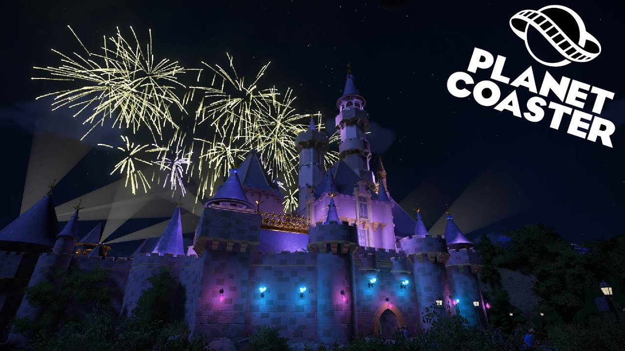 Disneyland 50 Fireworks (Planet Coaster) - YouTube