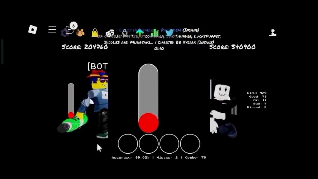 roblox funky Friday - phantasm (insane) - bluetooth keyboard - YouTube