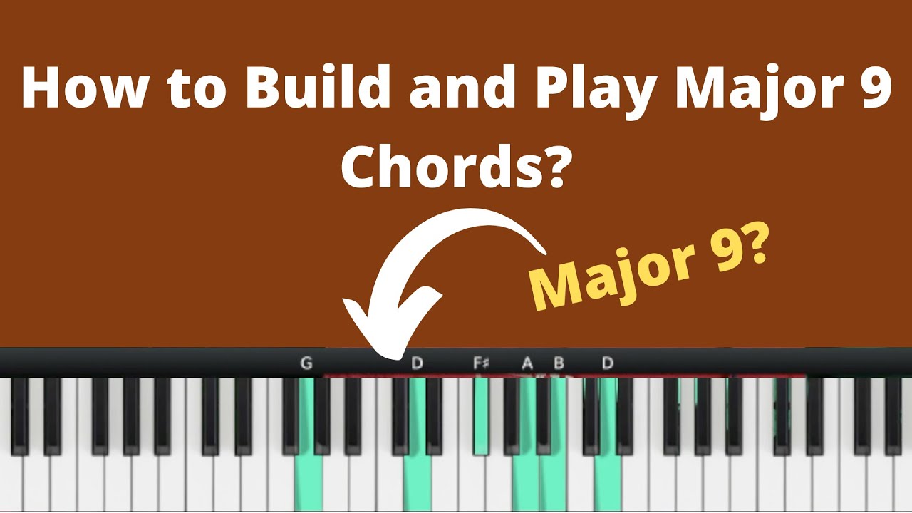 Major 9 Chords and How to Play Them on the Piano - YouTube
