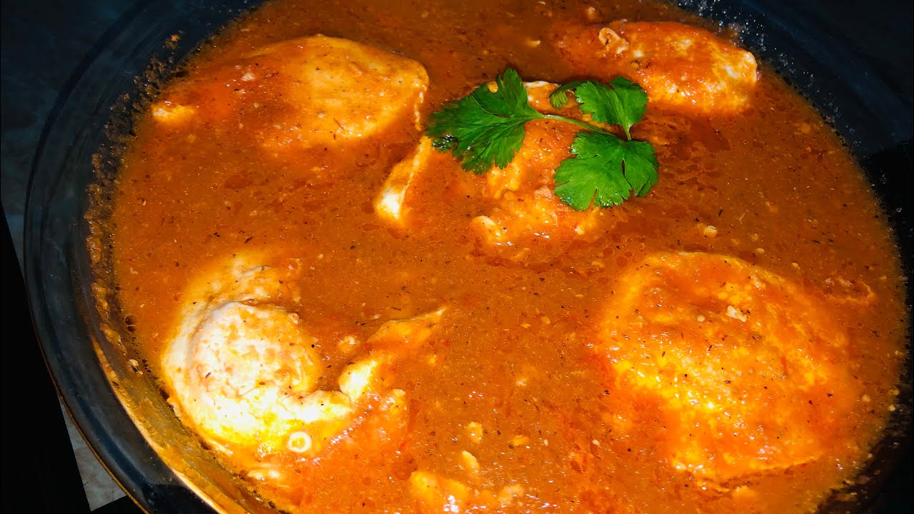 Como Hacer HUEVOS AHOGADOS EN SALSA (Facil y Muy Rapido). - YouTube