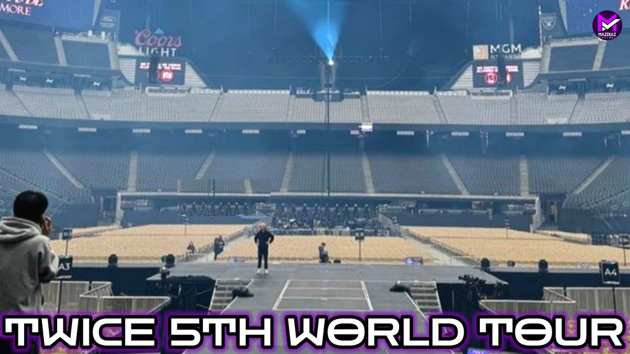 ARE YOU READY FOR TWICE? Inside Allegiant Stadium! The Stage is Set For ...