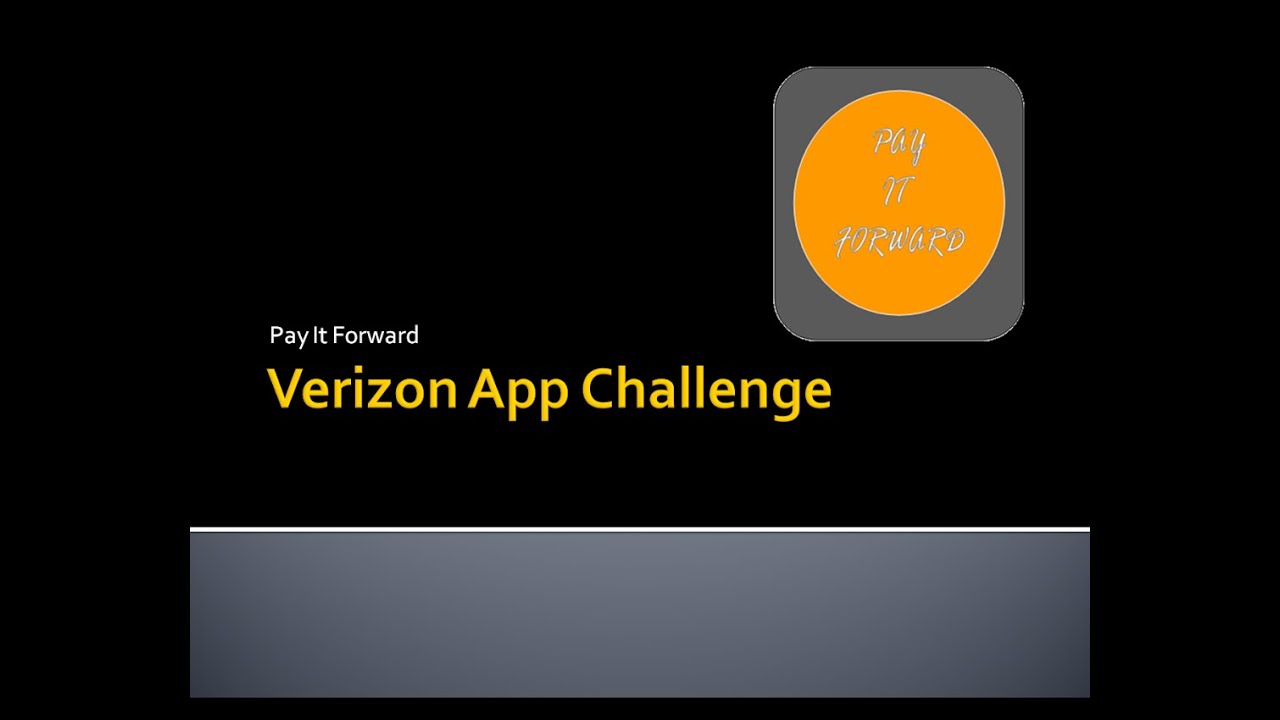 Pay It Forward - BEST IN NATION - Verizon Innovative App Challenge 2016 ...