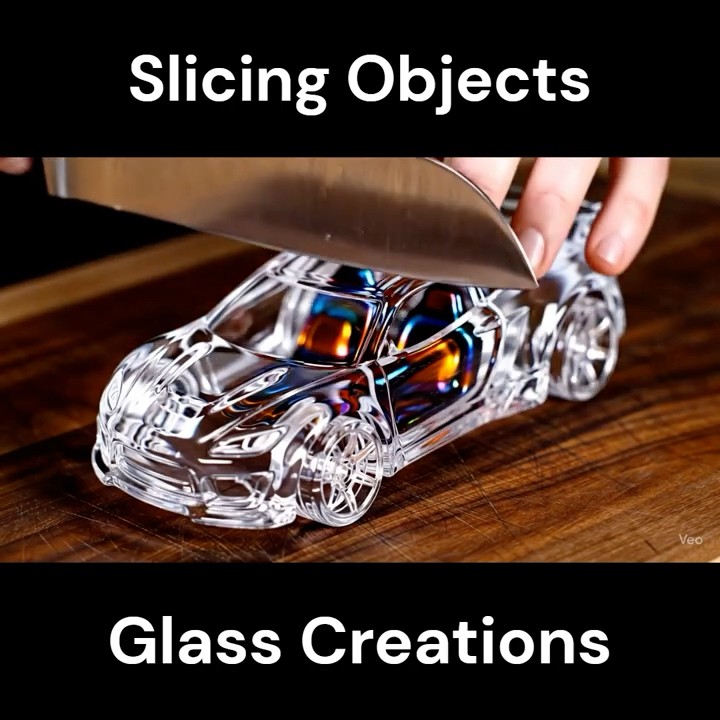 Satisfying Glass Car Slicing & MORE Volume UP ASMR - YouTube
