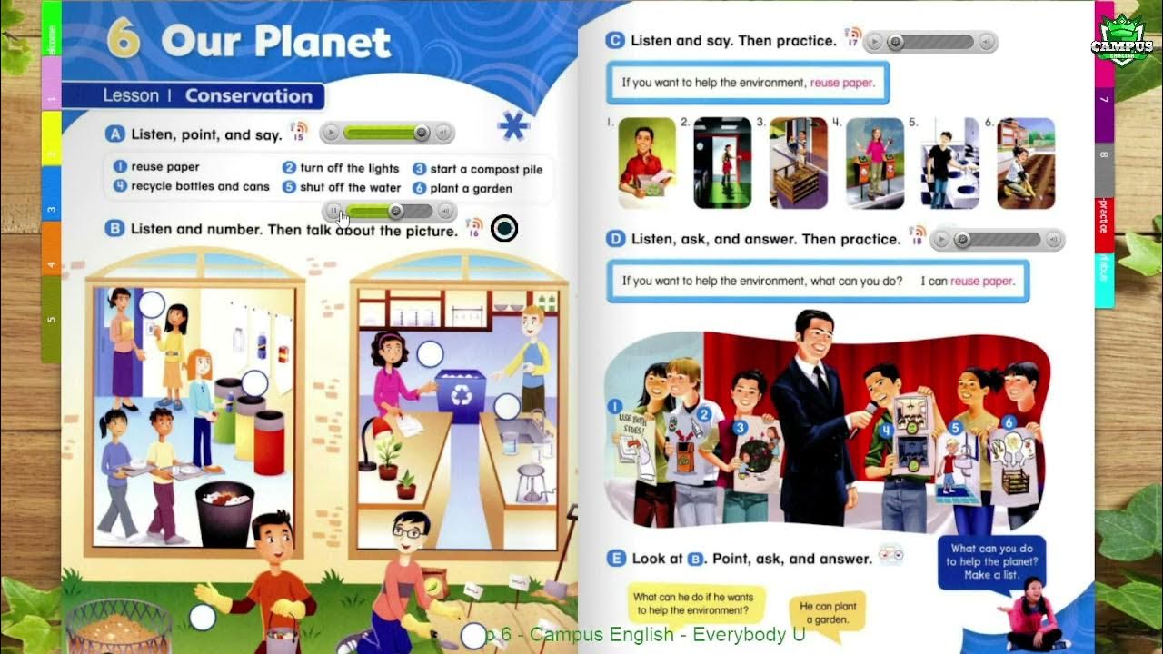 Everybody Up 6 - Unit 6 - Our Planet - Lesson 1 - Conservation - YouTube
