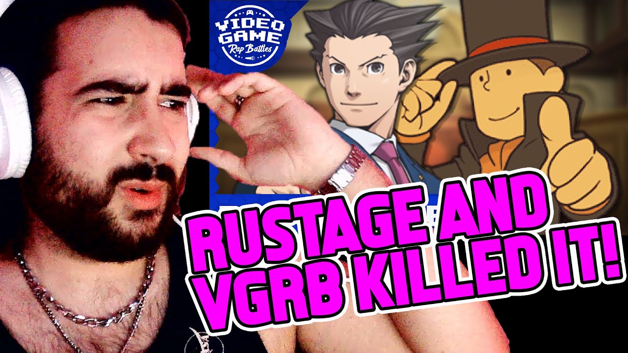 Video Game Rap Battles ft. Rustage - Layton vs Wright Reaction! - YouTube