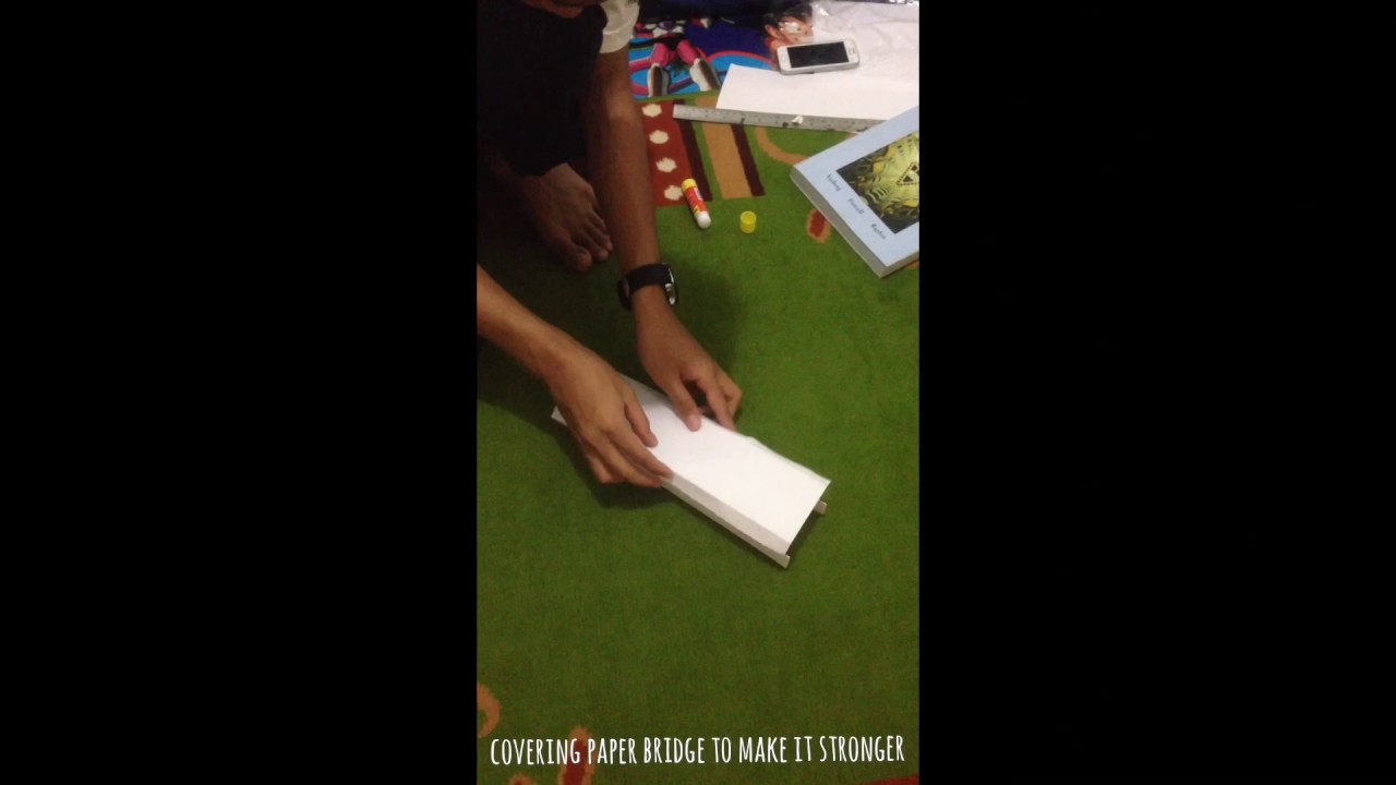 Engineering & Design (PRD) II - Paper Bridge Challenge - YouTube