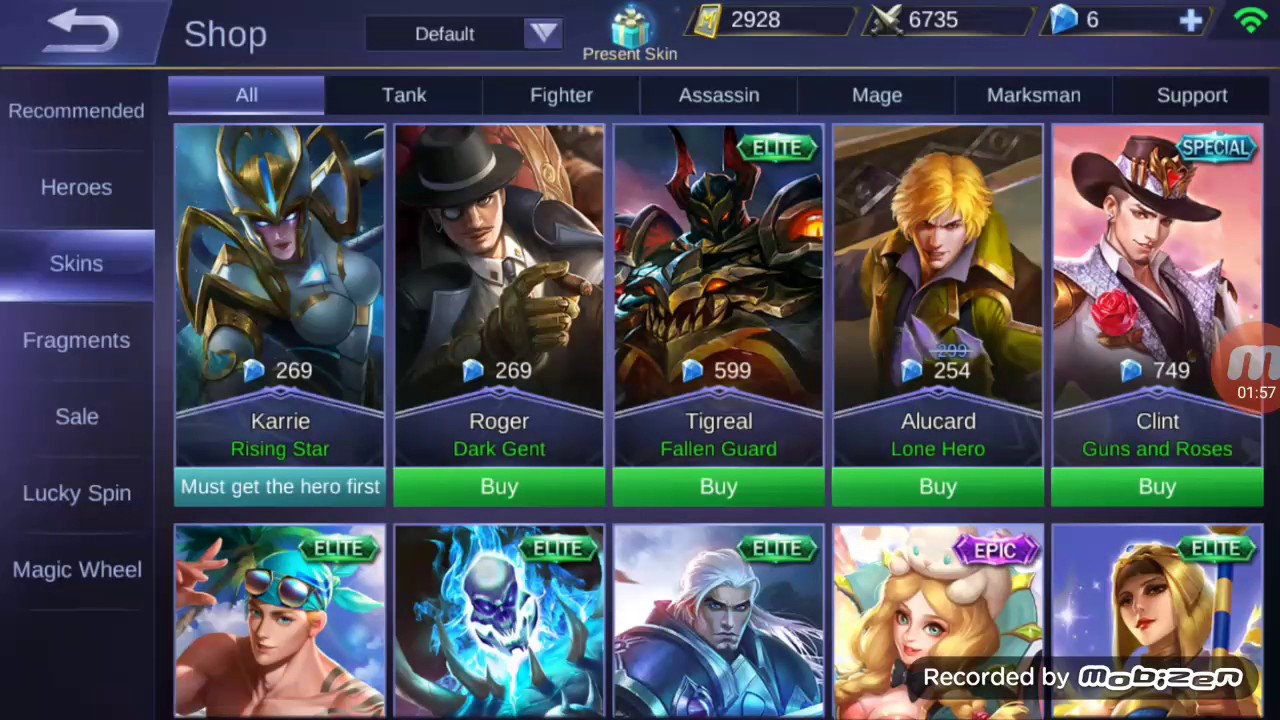 The New backround In ML/ And the New Hero: Karrie/24,000 BP/Rising Star ...