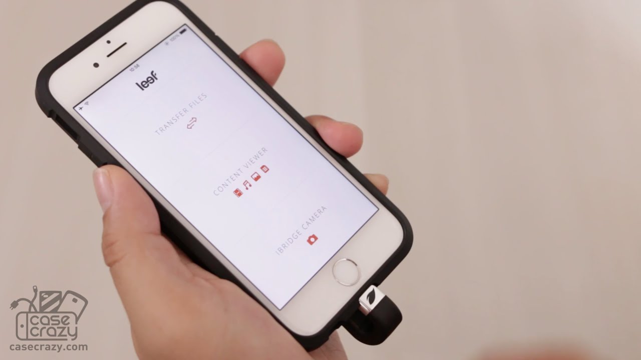 Leef iBridge Mobile Memory for iPhone - YouTube