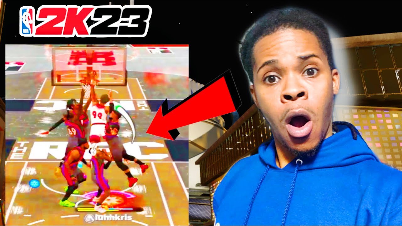 I GOT A RARE CONTACT DUNK ON 5 PLAYERS IN THE REC USING THE DUNK METER ...