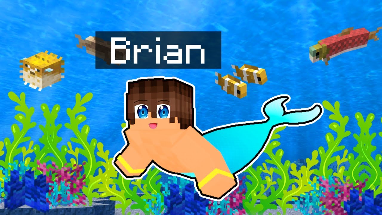 My MERMAN SECRET In Minecraft - YouTube