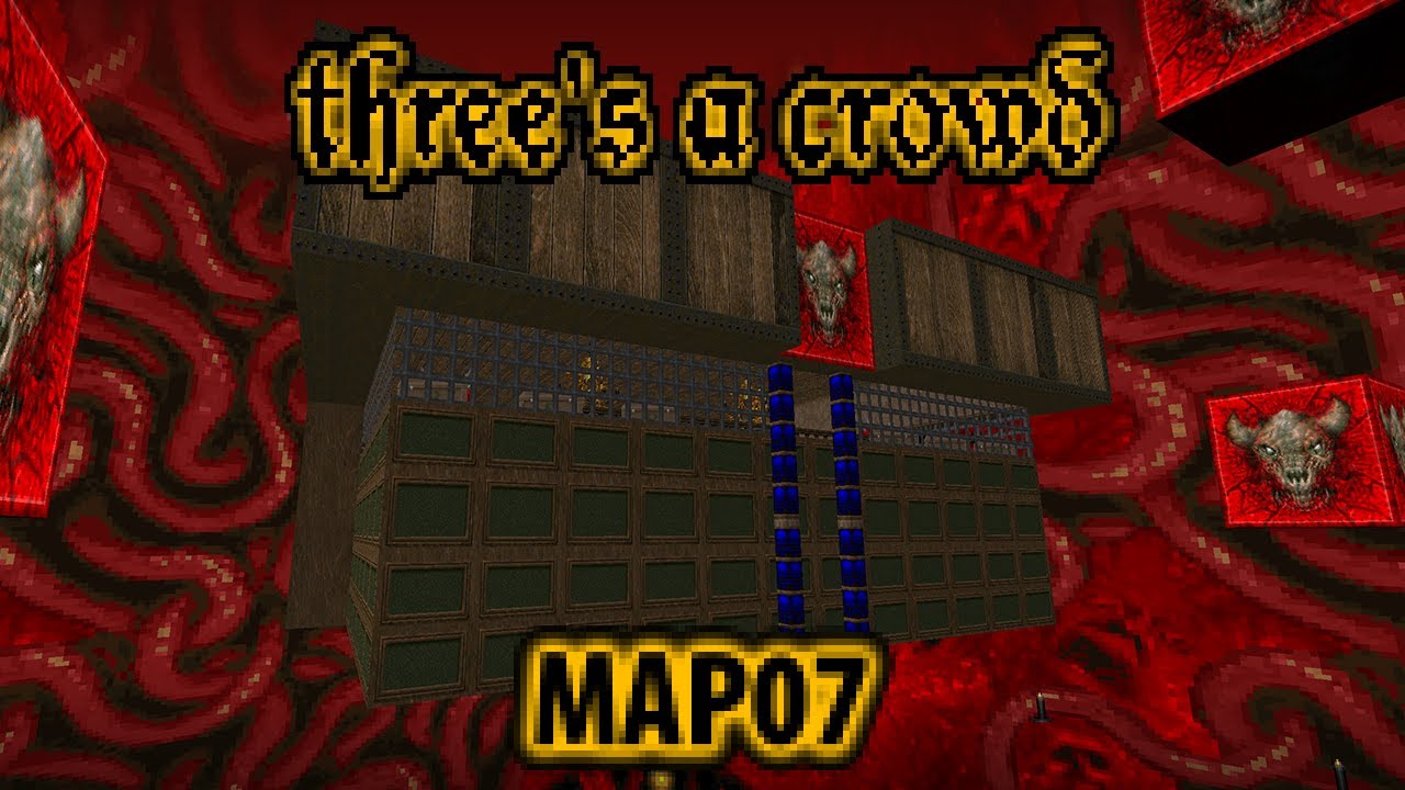 Three's a Crowd (UV, Pistol Start) - MAP07: Pinnacle - YouTube