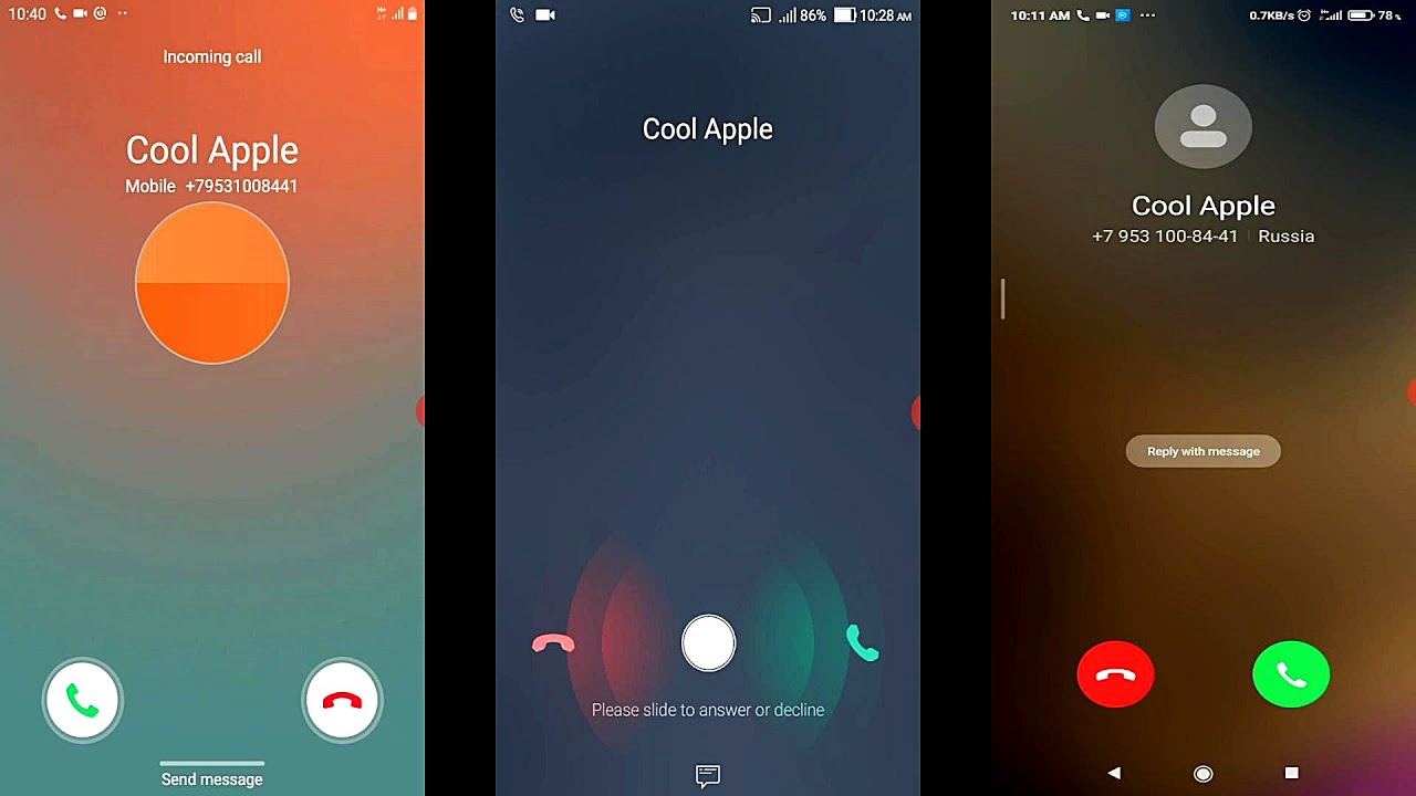 Screen recorder mix #144 / Incoming calls - YouTube