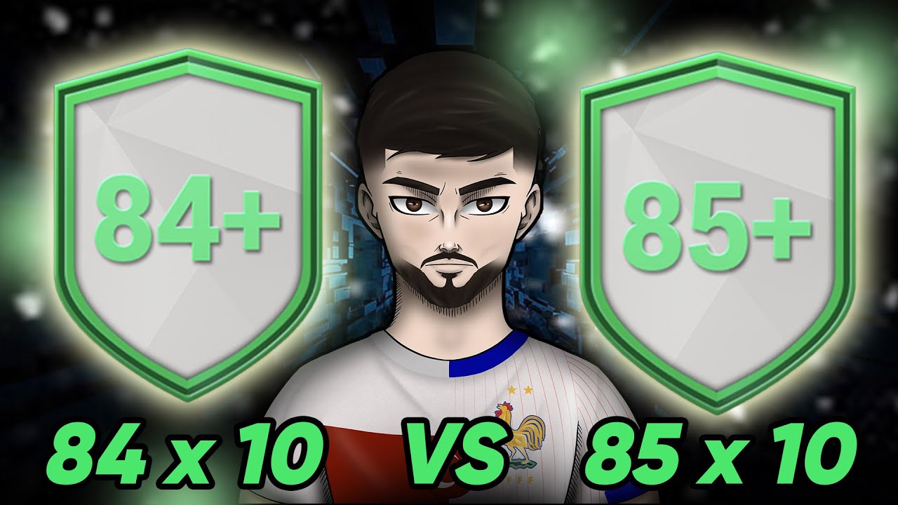 50 PACKS 🟢 84x10 VS 85x10 🟢 LE BATTLE de SBC sur FC24 - YouTube
