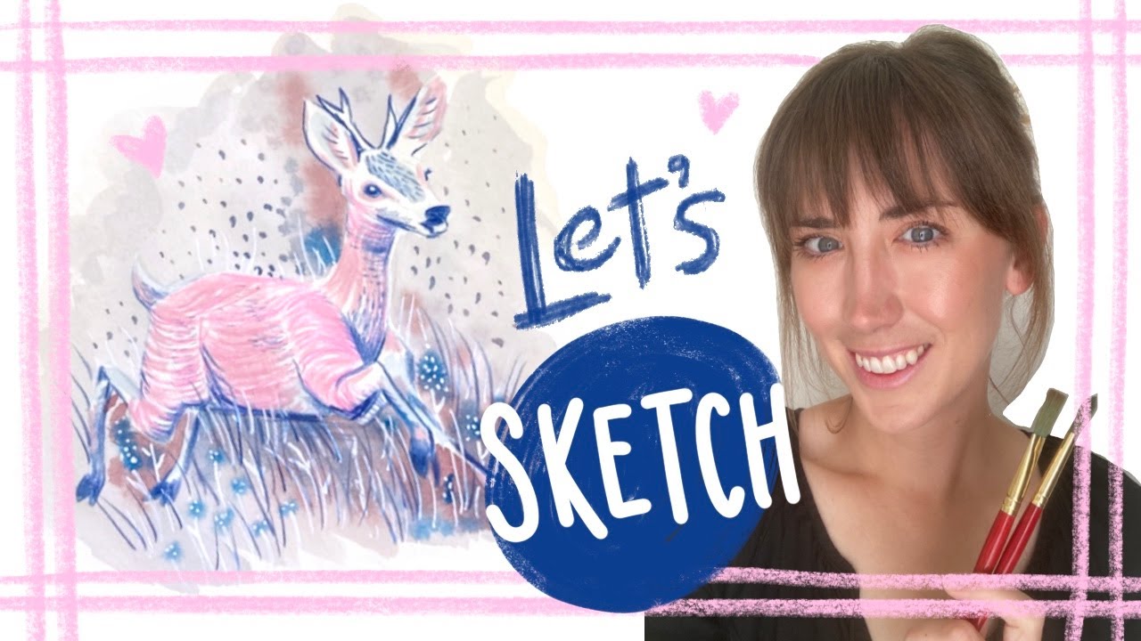 Cozy Soft Spoken Art Tutorial | Draw and Paint With Me in My Sketchbook ...