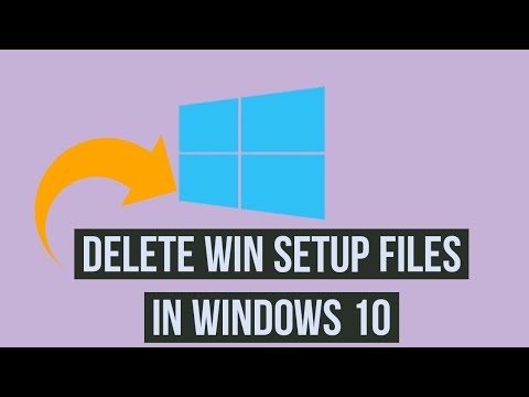 How to delete Win Setup files in Windows 10 - YouTube