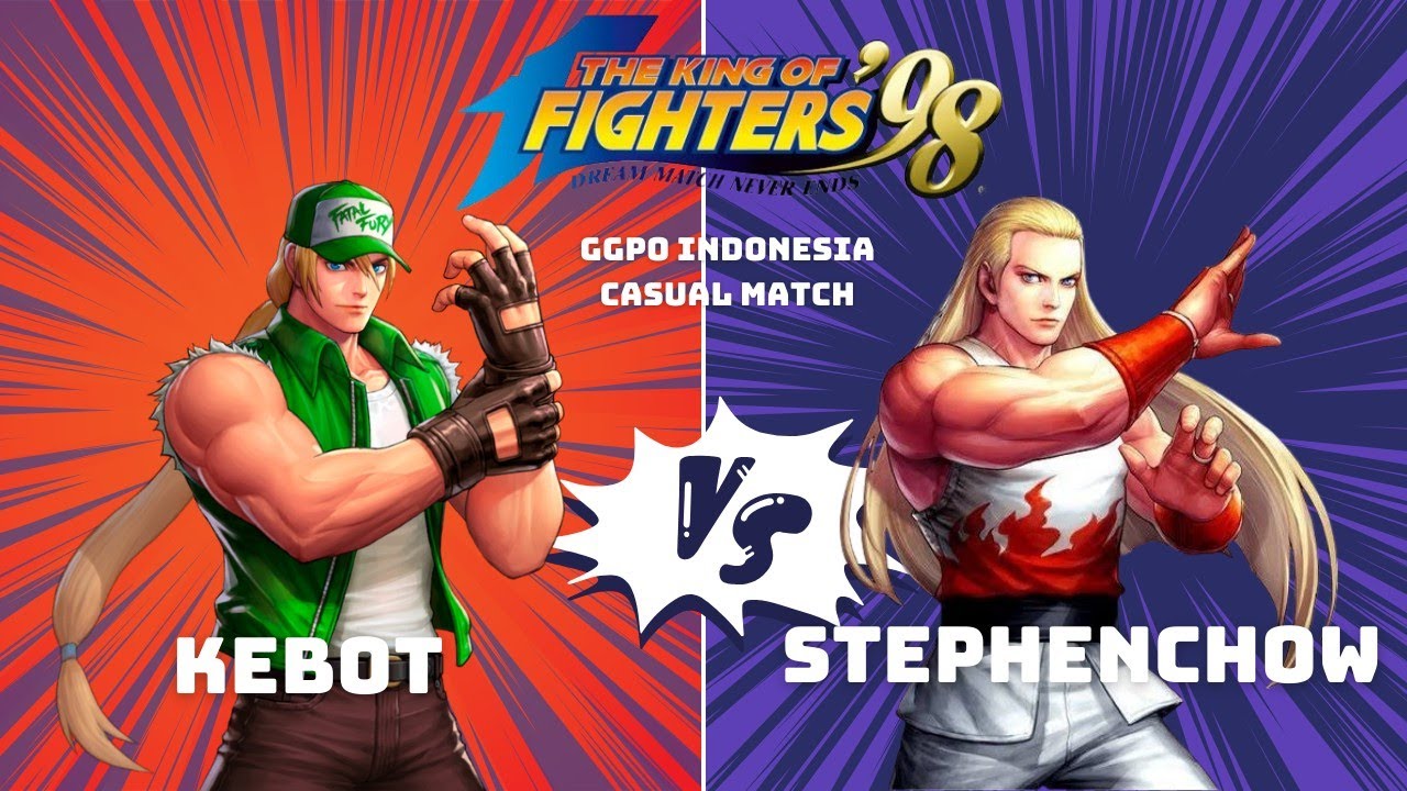 Kebot vs StephenChow (KOF 98) GGPO Indonesia casual match - YouTube