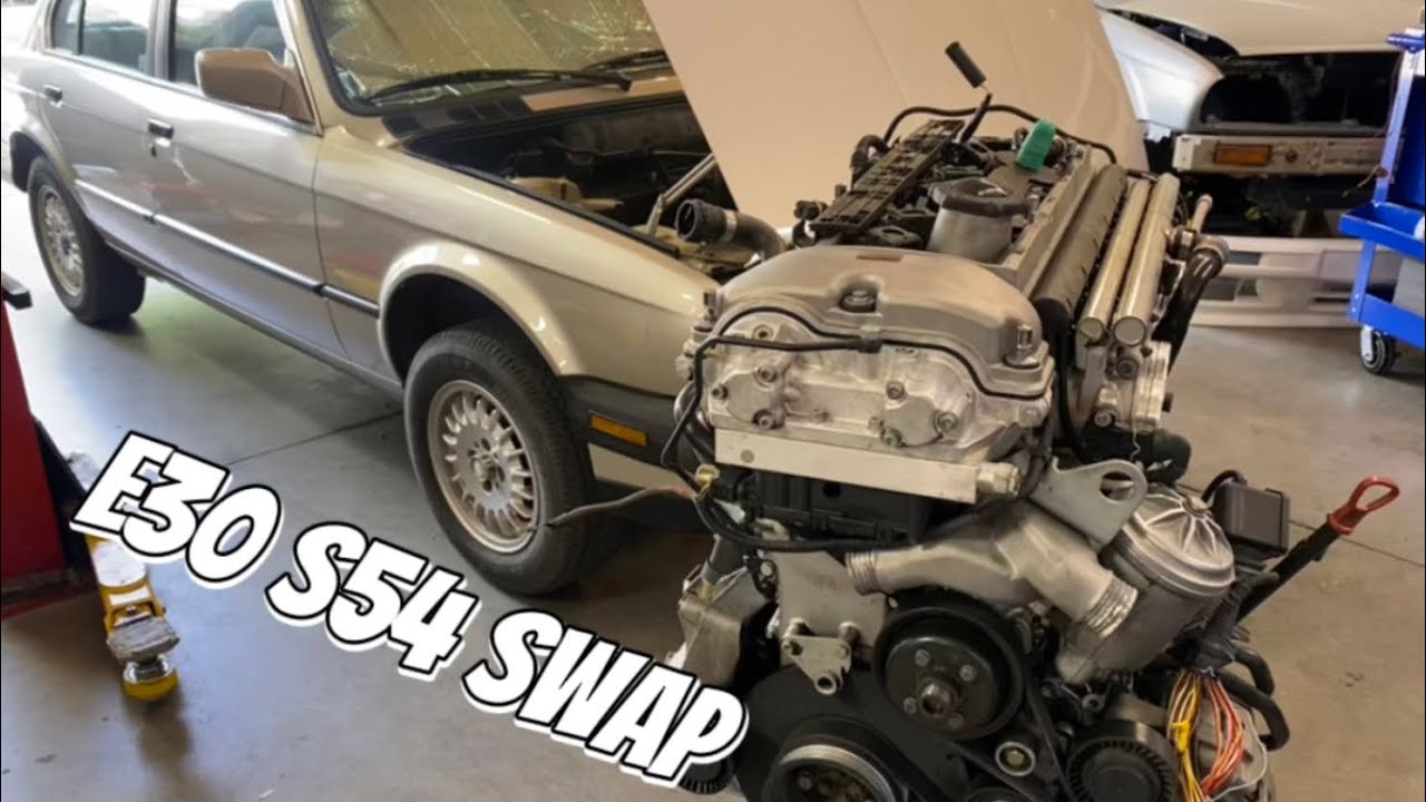 E30 S54 Swap - YouTube