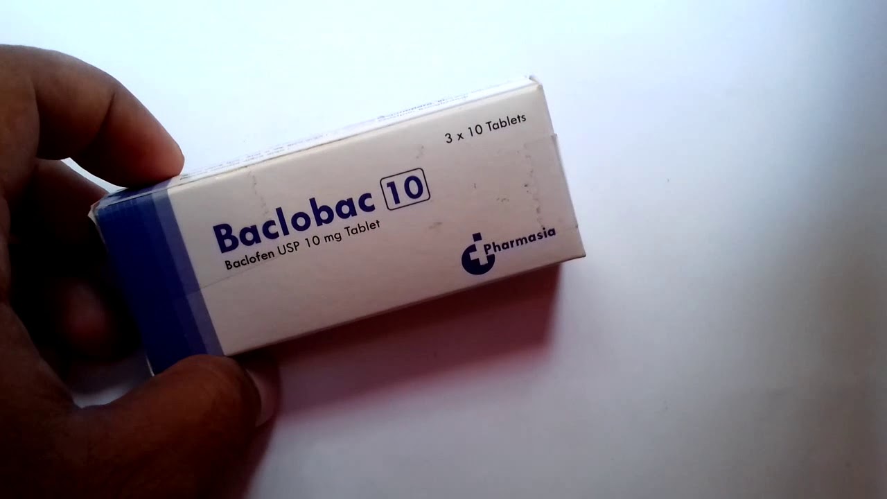 Baclobac 10 Tablet Newro pain killer Medicine Baclofen parmasia - YouTube