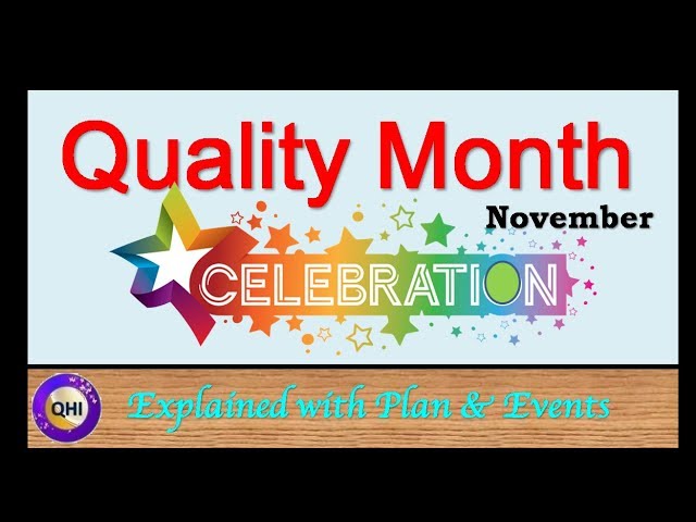Quality Month Celebration Logo Employee Celebration Offers Free