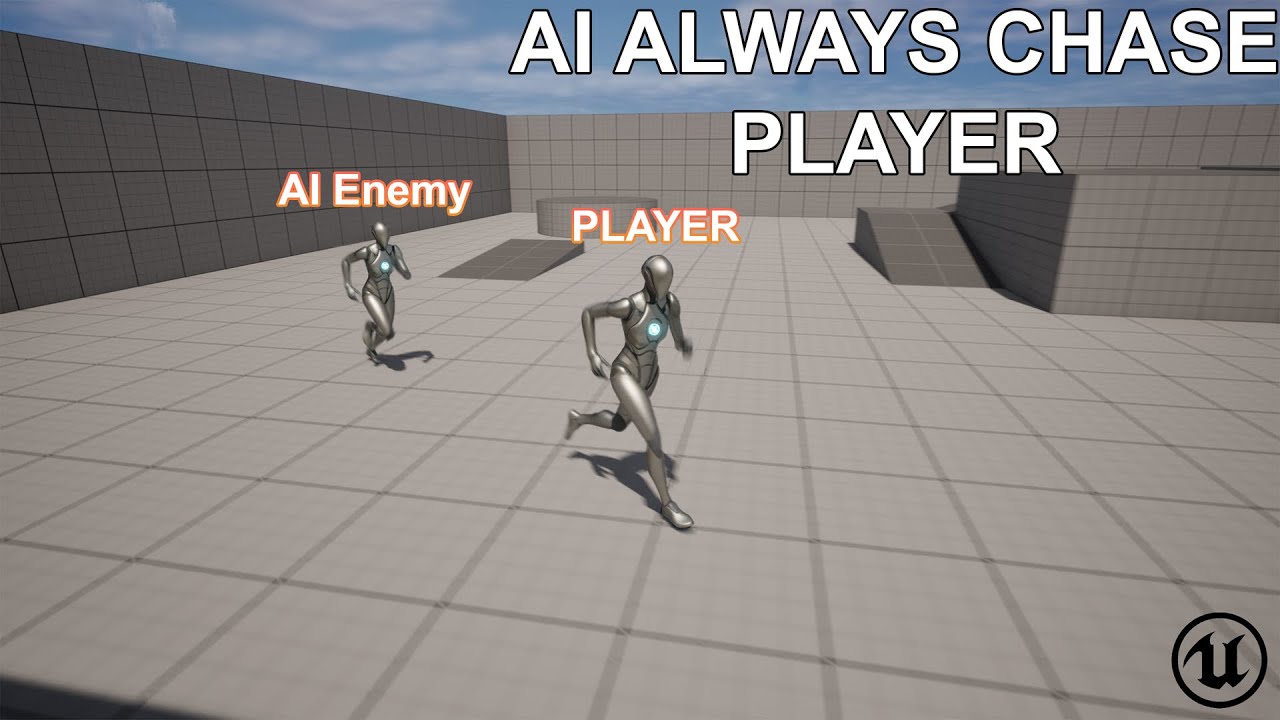 AI That Always Follows The Player - Unreal Engine 5.3 Tutorial - YouTube
