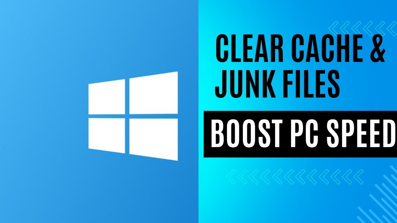 How to Clear All Cache & Junk Files From Windows 10 & Windows 11 | Boost Device Speed. - YouTube