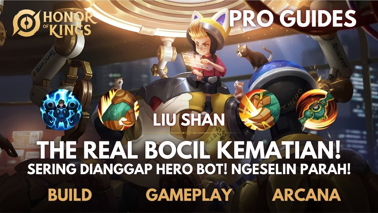 LIU SHAN! Hero BOCIL Yang Sering Banget Jadi BOT! RUSUH BANGET INI HERO ...
