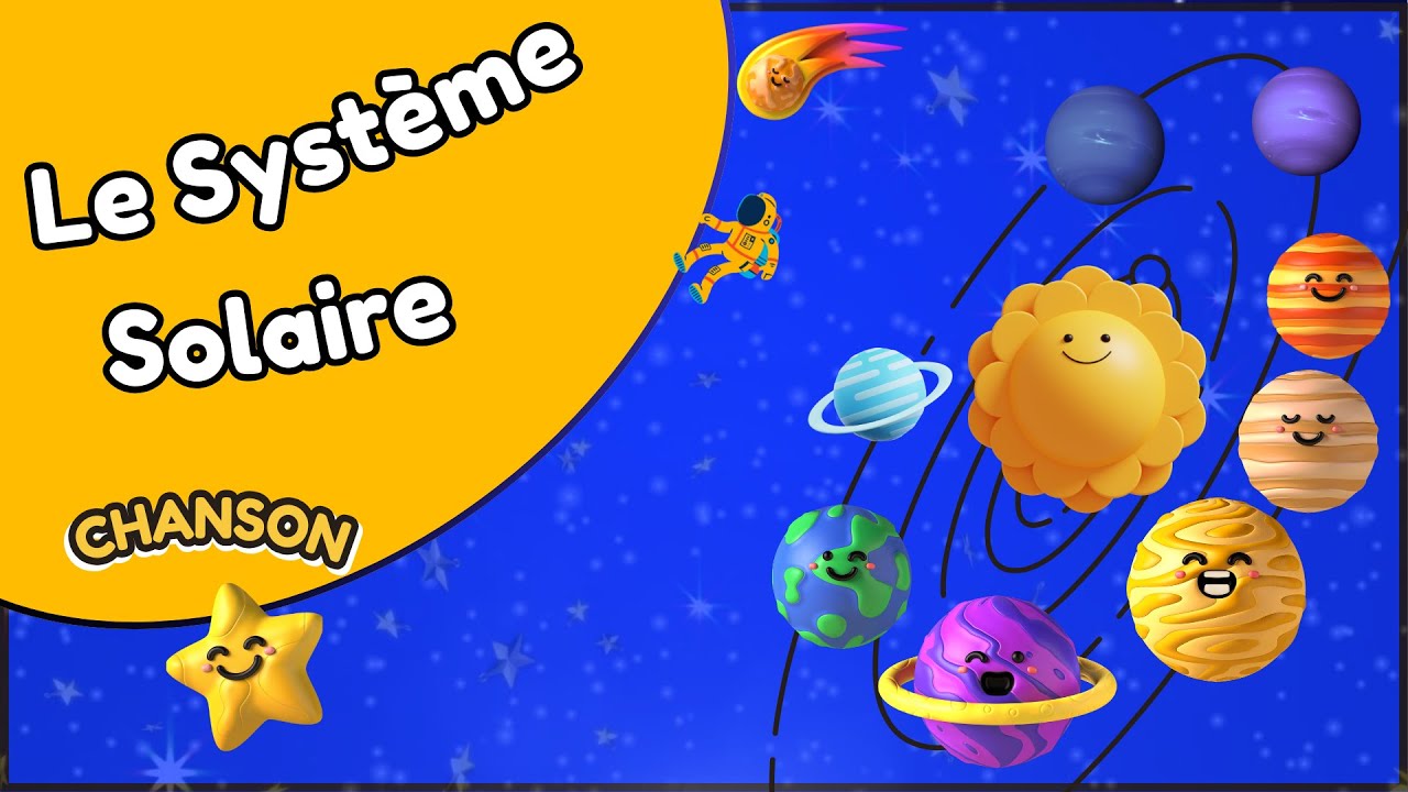 The solar system in French. Le Système Solaire en chanson.Apprendre en ...