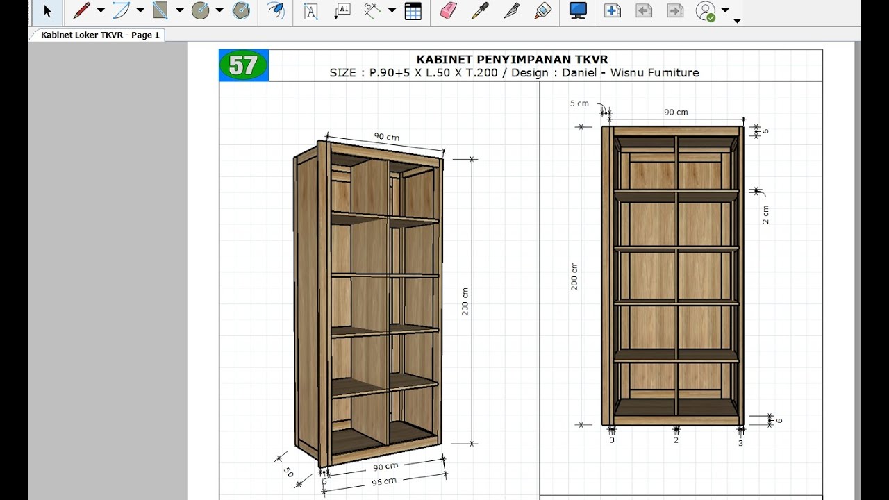 Modeling Storage Cabinet with Sketchup - YouTube