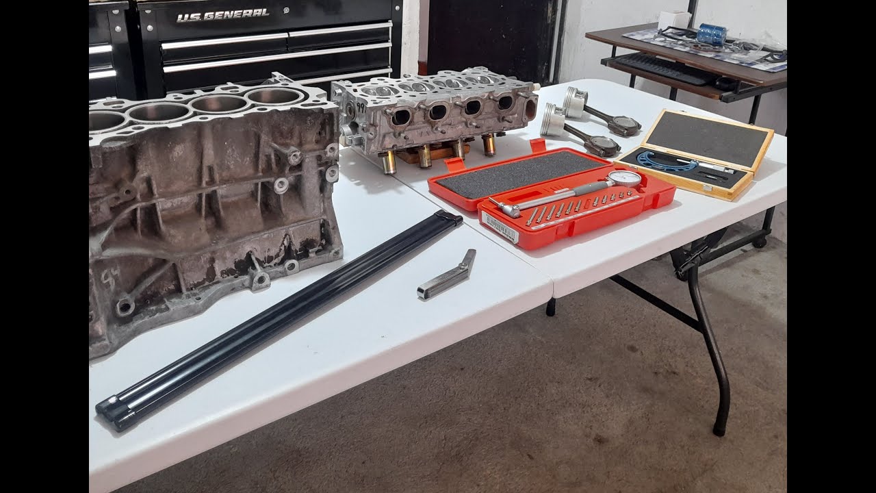 Como medir la planitud de una culata y bloque - YouTube