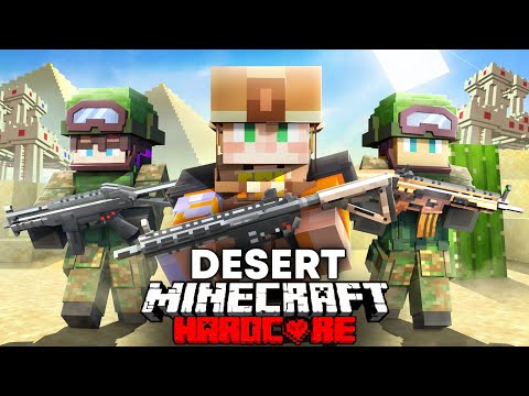100 Players Simulate DESERT WARFARE in Minecraft