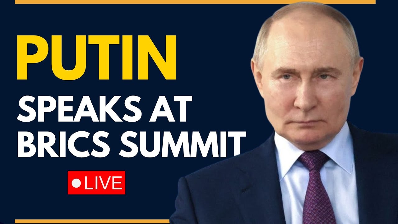 Live Putin Speech From BRICS Summit| Viral Speech Of Vladimir Putin ...